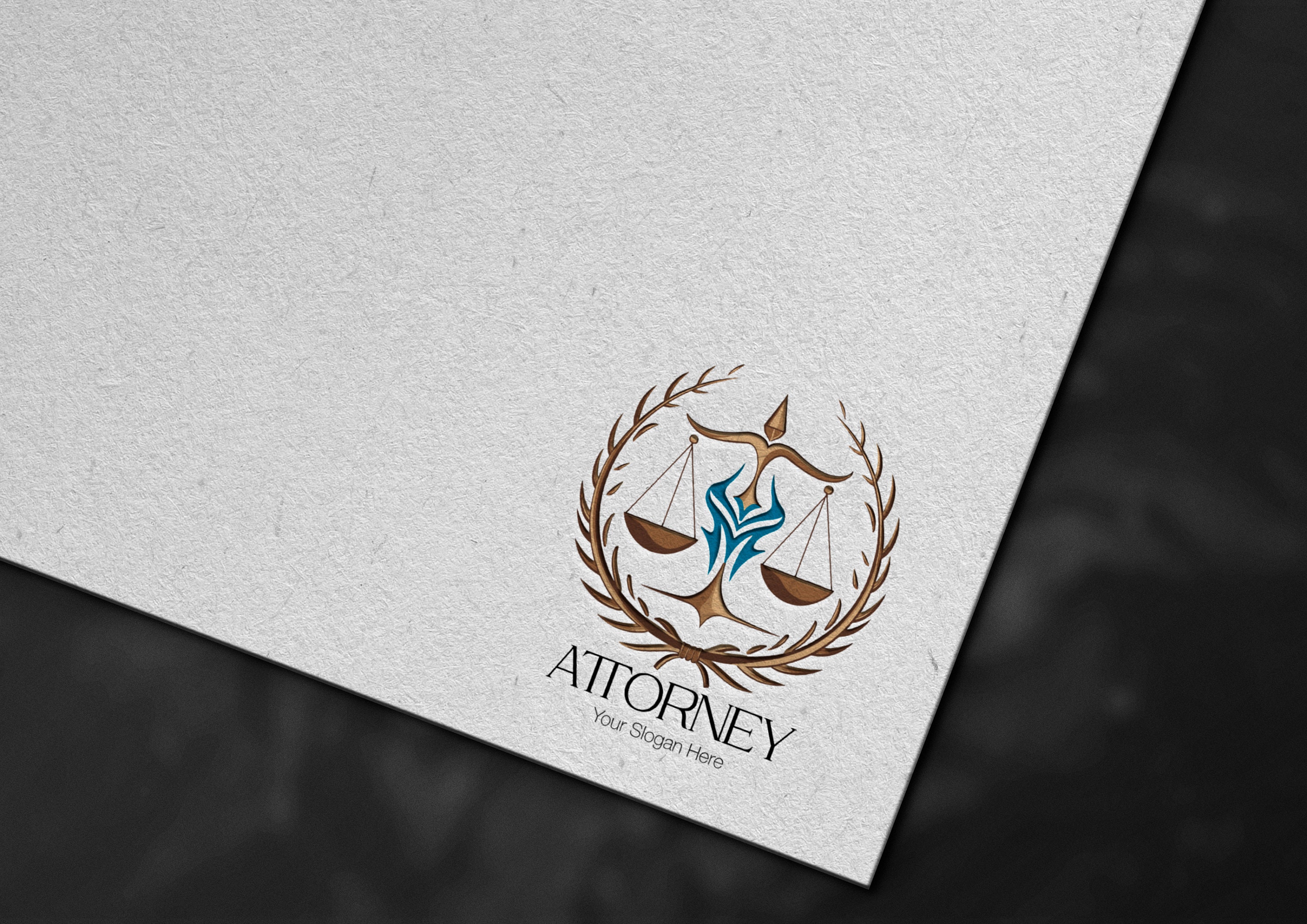 Professional Law Firm Logo Design for Lawyers / Stylish Judicial Scale ...