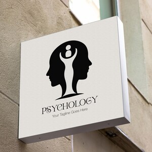 Minimalist Psychology Logo Template - Instant Download for Counselors ...