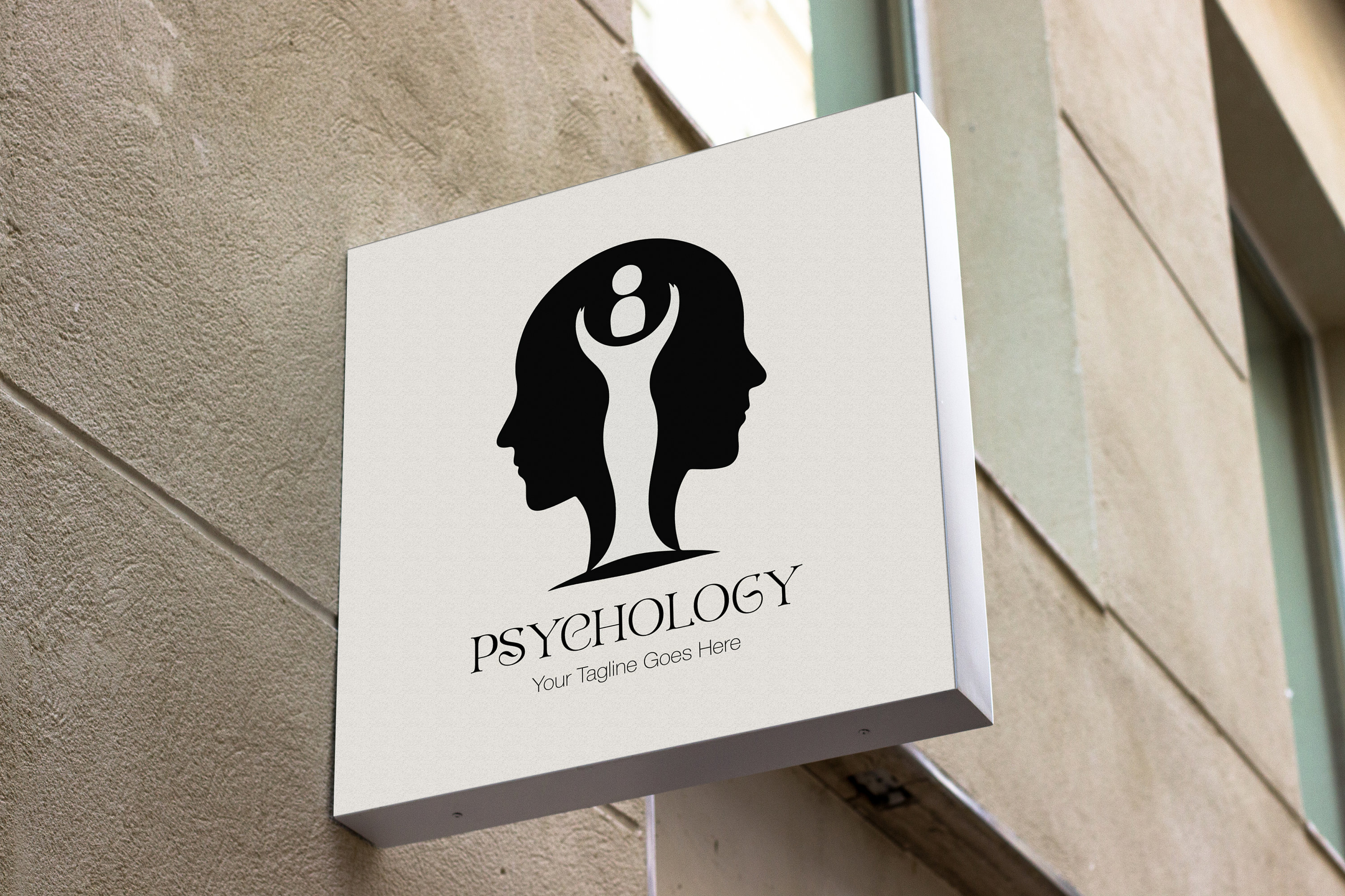Minimalist Psychology Logo Template Instant Download for Counselors ...