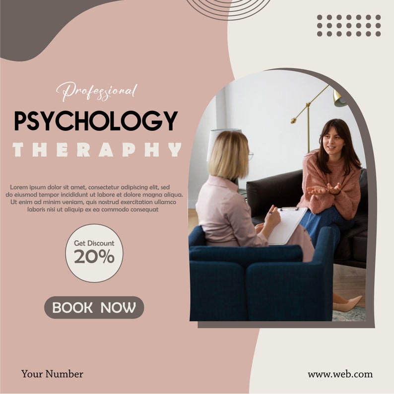 Psychologist Flyer Design / Counseling Psychology Flyer / - Etsy