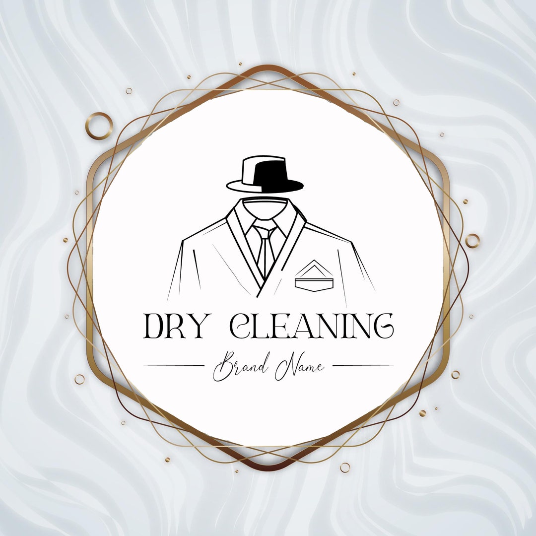 Dry Cleaning Logo / Clothes Washing Logo / Dry Cleaner Logo - Etsy