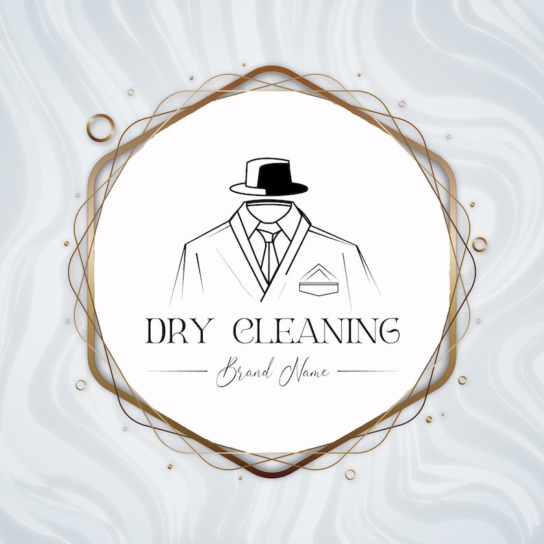 Dry Cleaning Logo / Clothes Washing Logo / Dry Cleaner Logo - Etsy