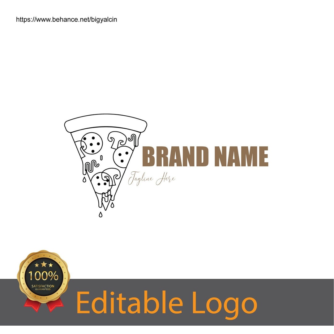Pizza Logo Digital Download / Custom Restaurant Logo Design ...