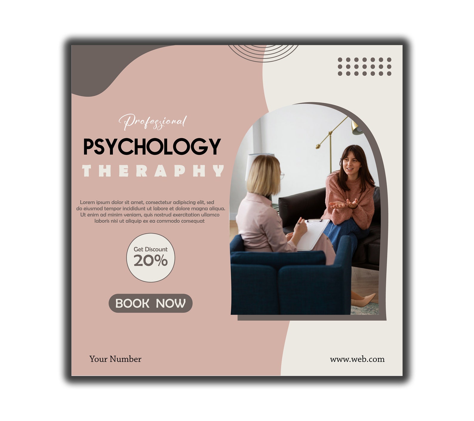 Psychologist Flyer Design / Counseling Psychology Flyer / Psychiatrist ...