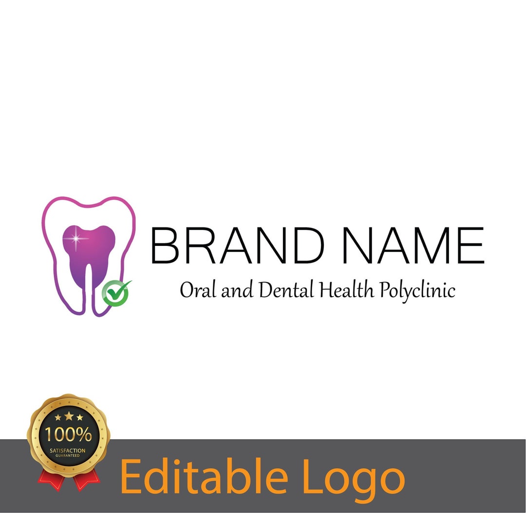 Modern Dentist Logo Design Custom Dental Clinic Brand Identity / Dental ...