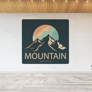Mountain Landscape Logo Design: Photography & Adventure Brands - Etsy