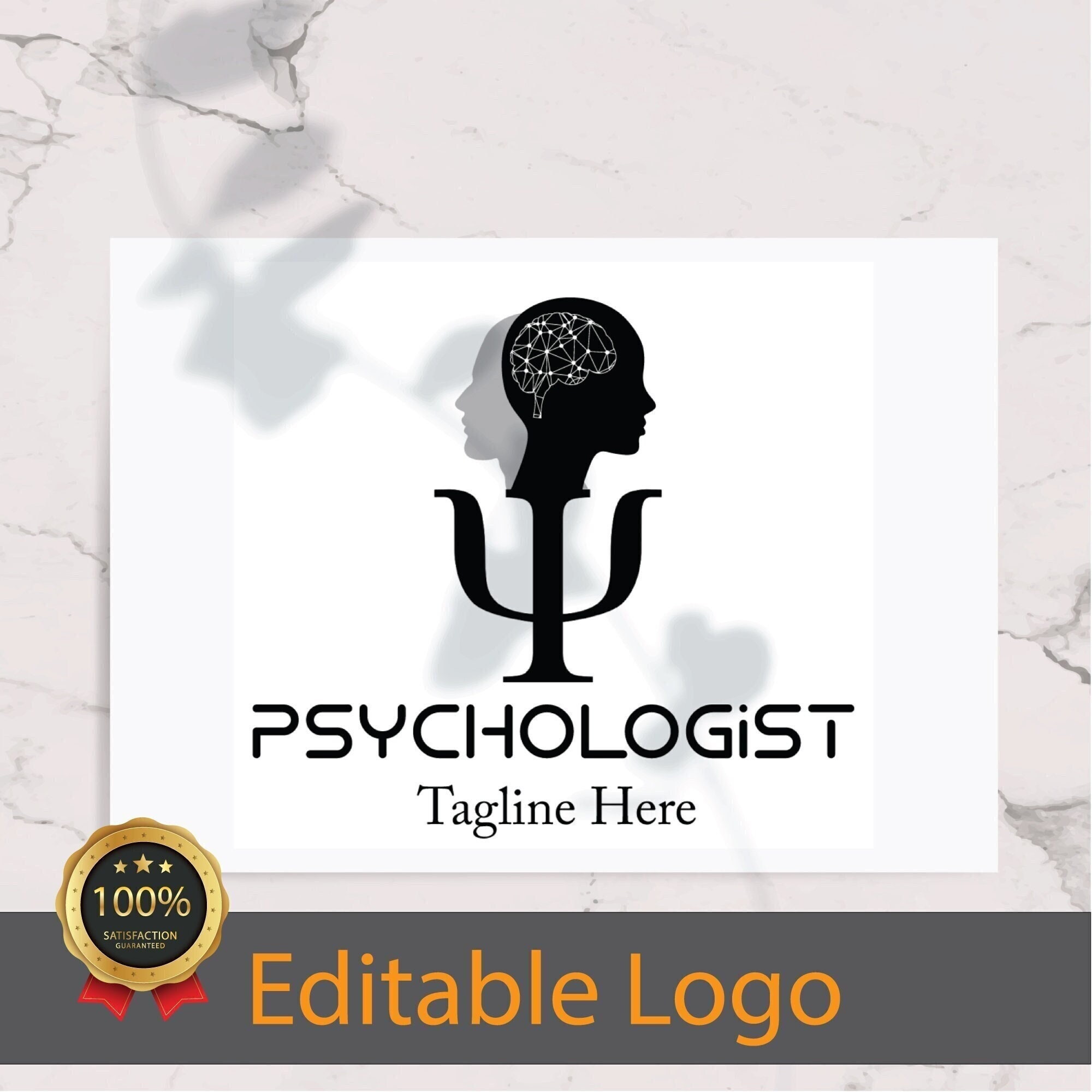 Psychologist Logo Design / Mental Health Logo / Editable Life Coach ...