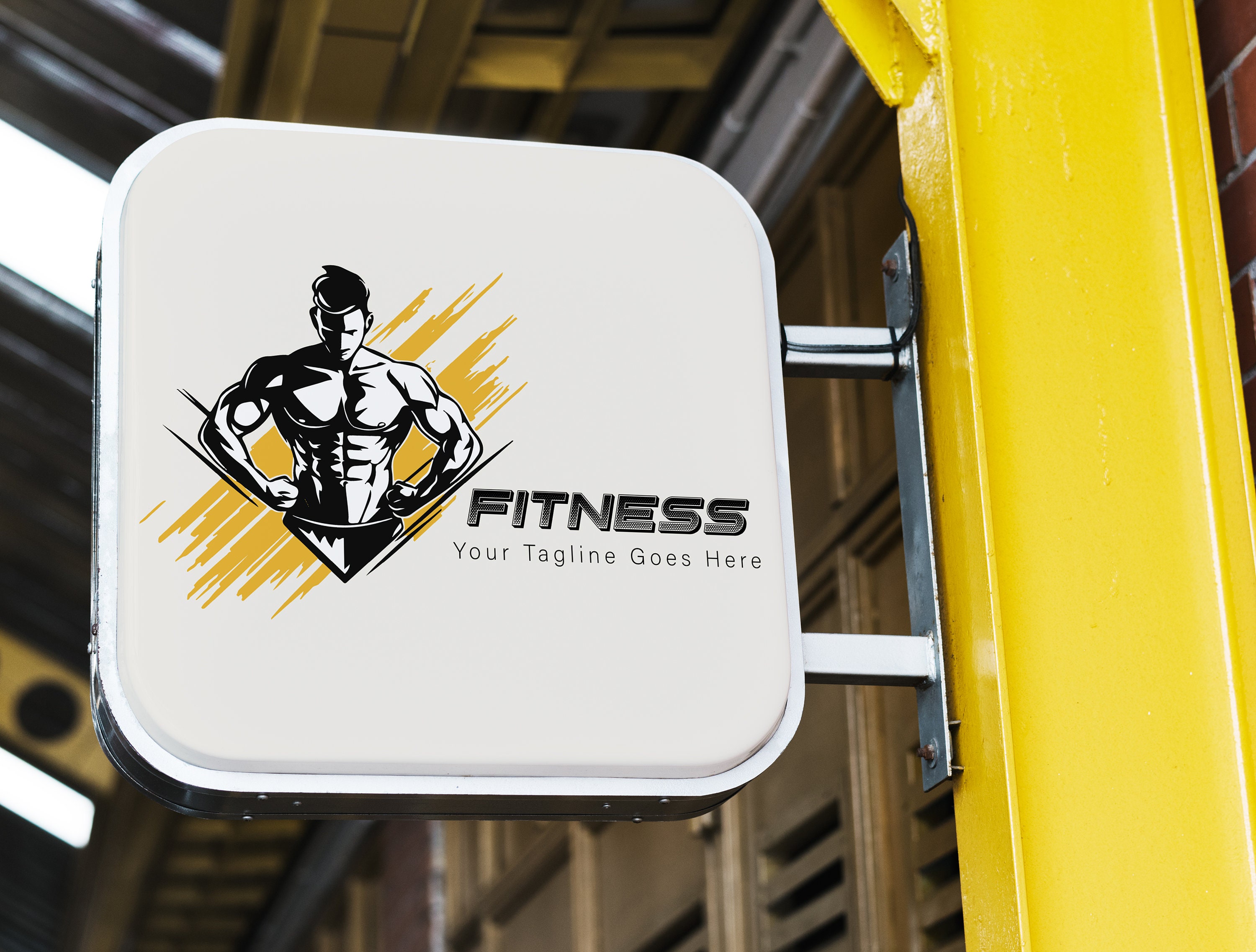 Modern Fitness Logo Design Gym and Wellness Branding / Custom Spa Logo ...
