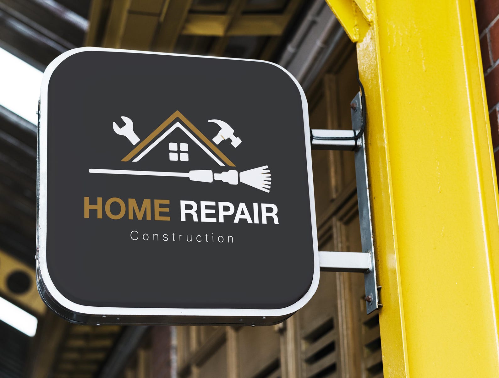 Home Repair & Remodeling Logo / Personalized Handyman Logo / Modern ...