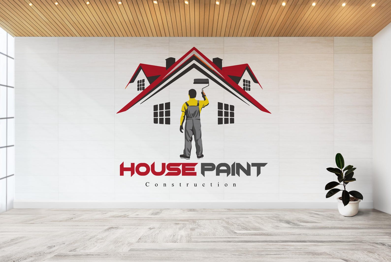 Painting Service Logo / House Painter Logo Design / Painting Company ...