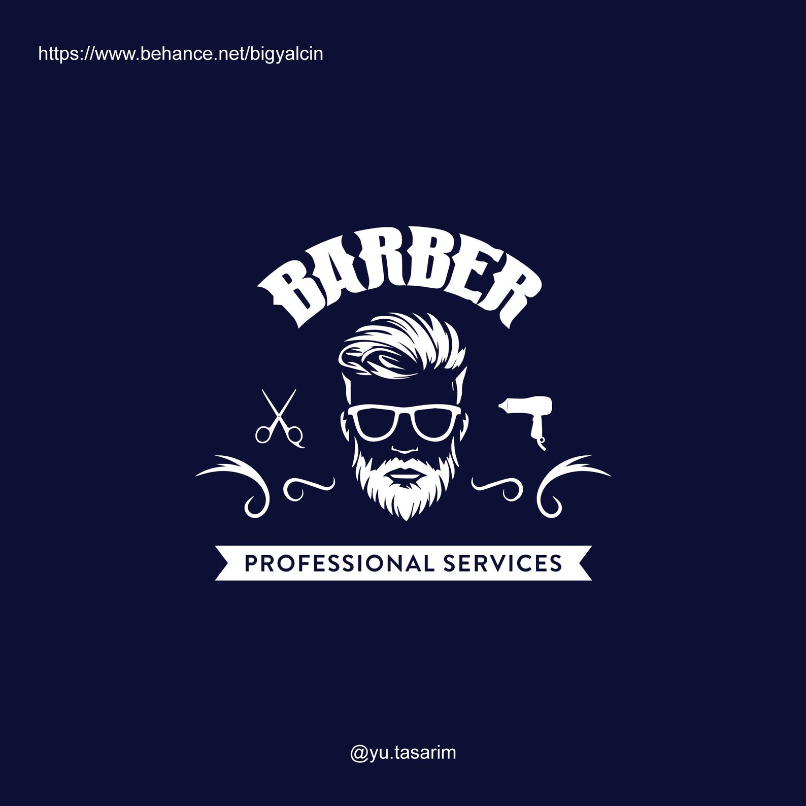 Modern Barber Logo - Perfect for Stylish Barbershops / Elegant Haircut ...