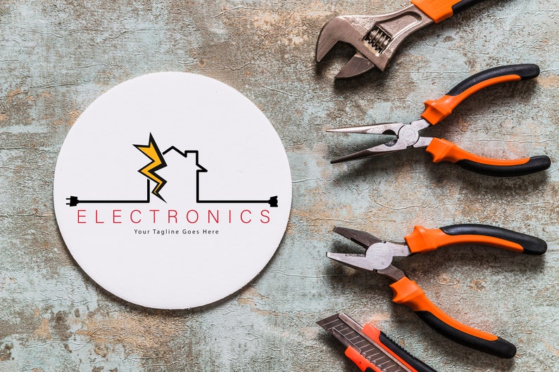 Electronics Store Logo / Electrical Logo With Two Alternatives ...