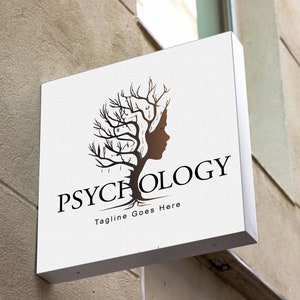 Editable Psychology Logo / Life Coach Therapy Logo / Tree of Life Logo ...