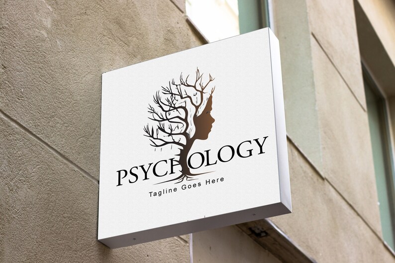 Editable Psychology Logo / Life Coach Therapy Logo / Tree of Life Logo ...