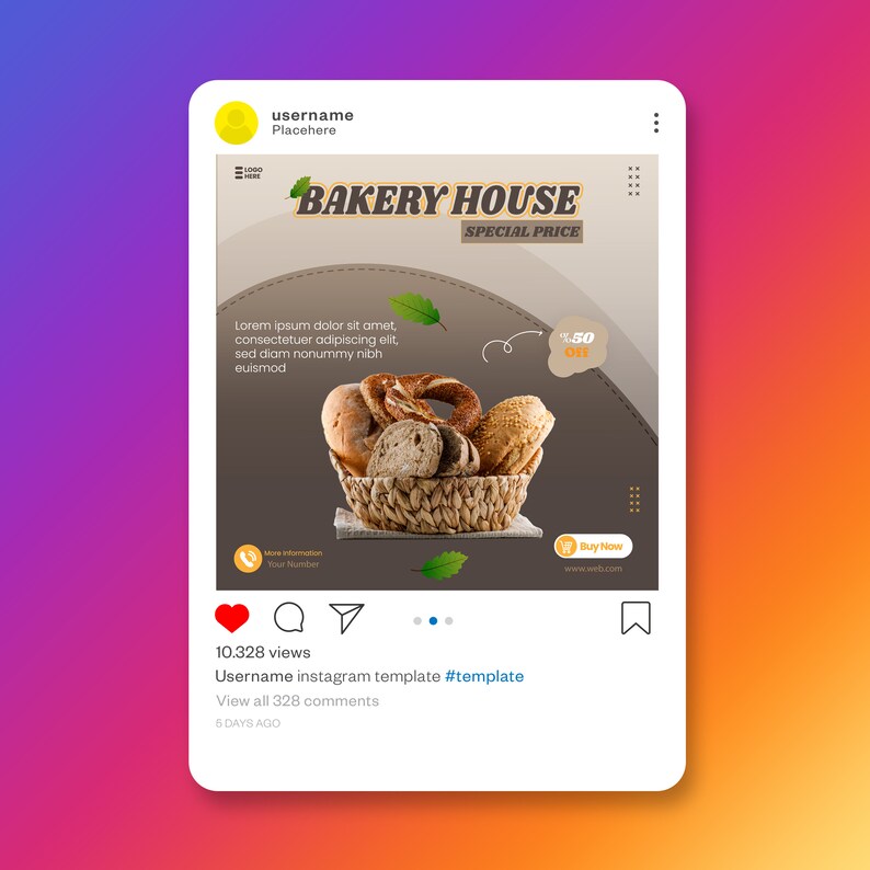 Bakery Flyer Template - Perfect for Advertising Your Bakery Business ...
