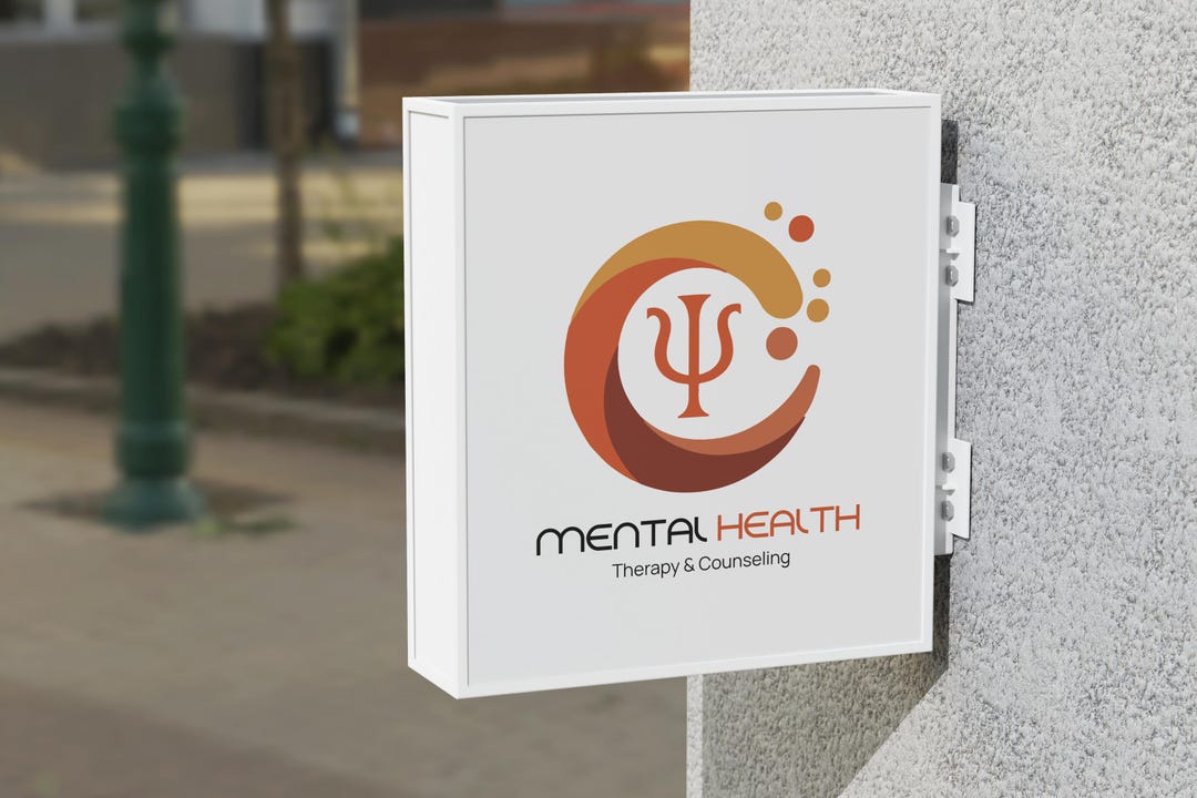 Editable Therapist Logo: Mental Health & Speech Therapy Branding ...