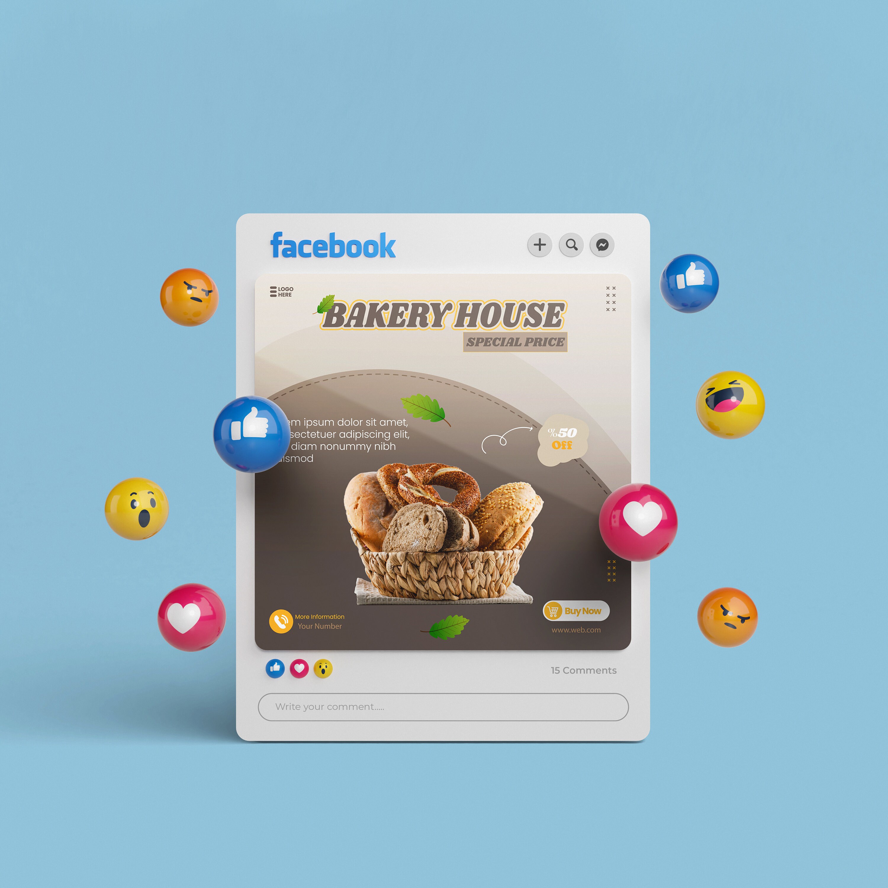 Bakery Flyer Template - Perfect for Advertising Your Bakery Business ...