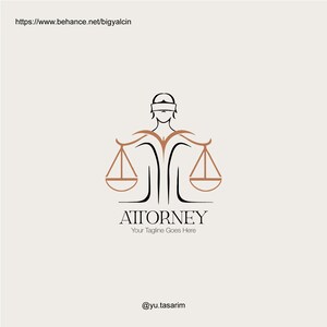 Professional Law Logo Services - Stylish Attorney Branding / Custom Law ...