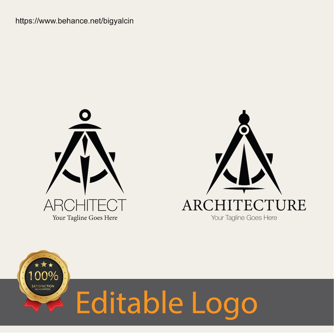 Architectural Compass Logo - Unique Design for Building Professionals ...