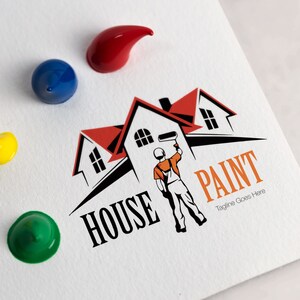 Modern House Painting Logo - Professional Graphic Design for Painting ...