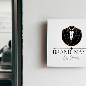 Logo for Dry Cleaning / Tuxedo Logo / Dry Cleaner Logo Design / Tailor ...