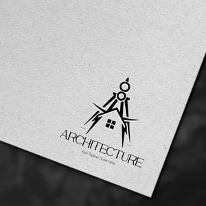 Elegant Compass Logo Perfect for Architects Creations / Modern ...