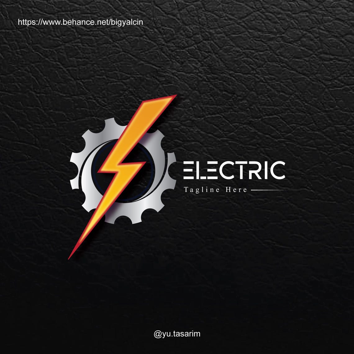 Professional Electrician Logo – Editable Branding for Electrical ...
