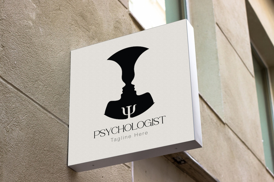 Modern Psychologist Logo Badge - Personalized Mental Health Brand ...