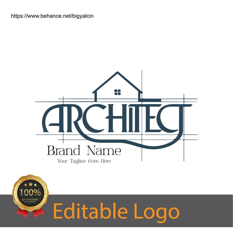 Unique Architect Logo Design / Interior Design Logo for Architecture ...