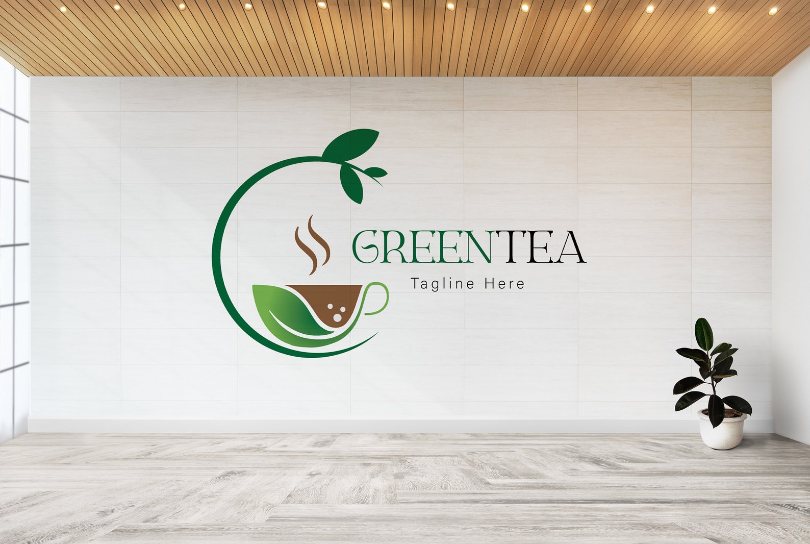 Tea Logo Design / Tea Shop Logo / Diy Tea Cup Logo / Instant - Etsy