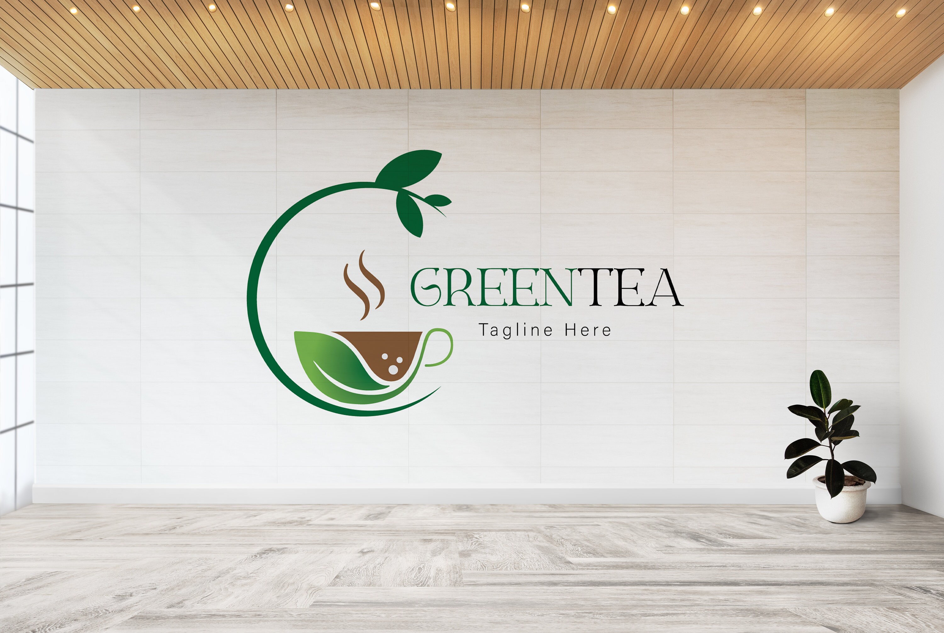 Tea Logo Design / Tea Shop Logo / Diy Tea Cup Logo / Instant - Etsy