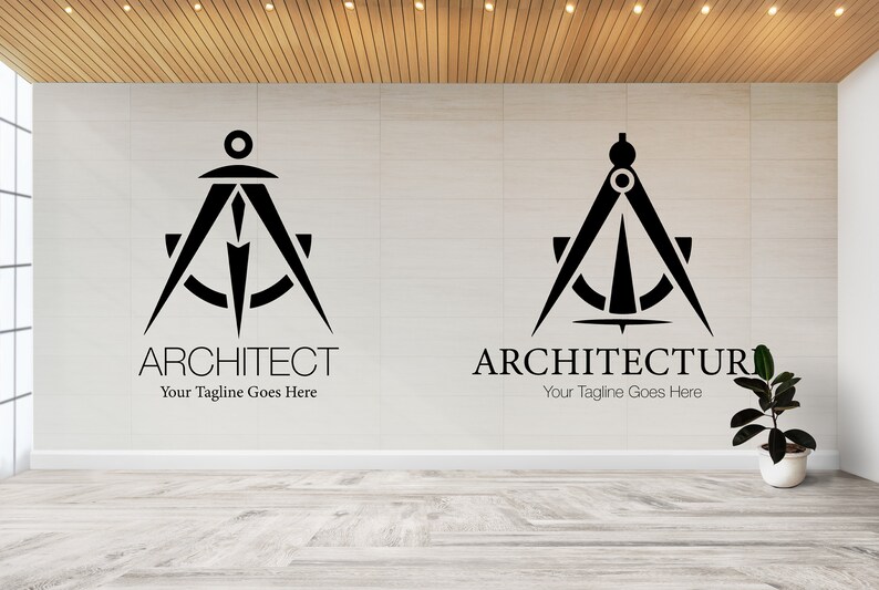 Architectural Compass Logo - Unique Design for Building Professionals ...