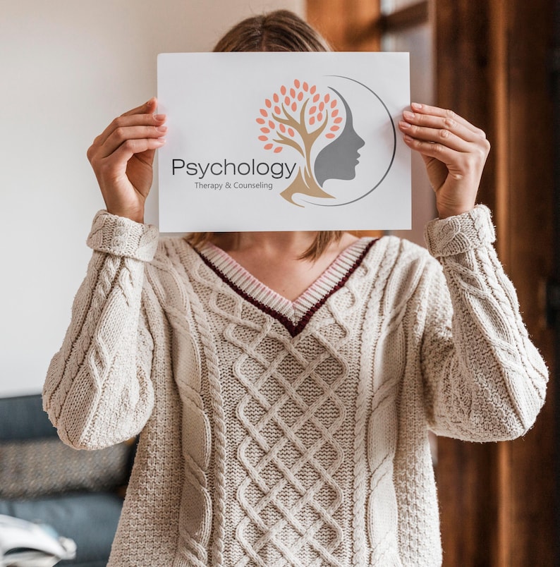 Custom Psychology Logo Design / Wellness Branding for Therapists - Etsy