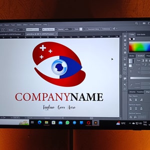 Optometrist Logo Design / Ophthalmology Logo / Eye Doctor Logo / Custom ...