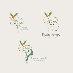 Therapy Psychology Logo Branding Kit / Modern Logo Design for ...