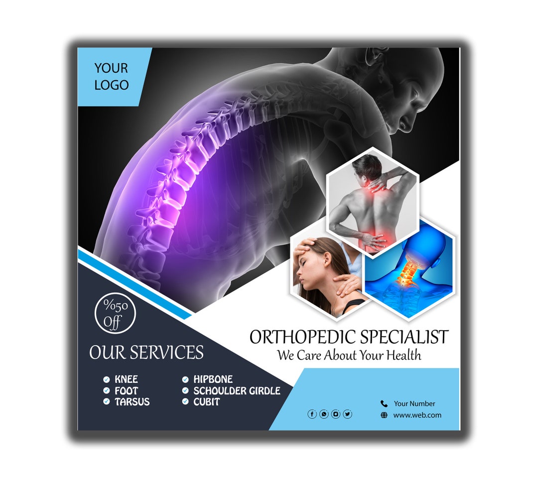 Physiotherapist - Approved Instagram Post & Social Media Template ...