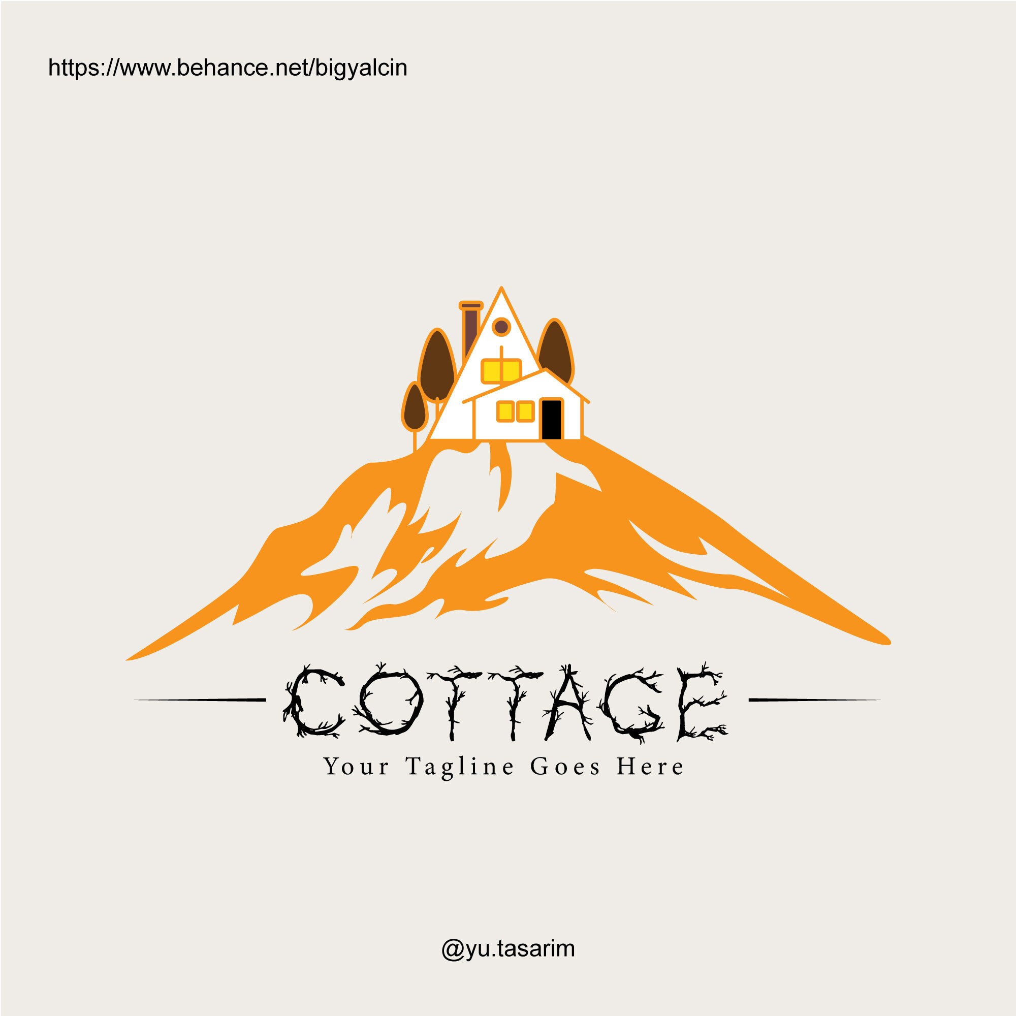 Charming Cottage Logo Design Personalized Branding for Cottagecore ...