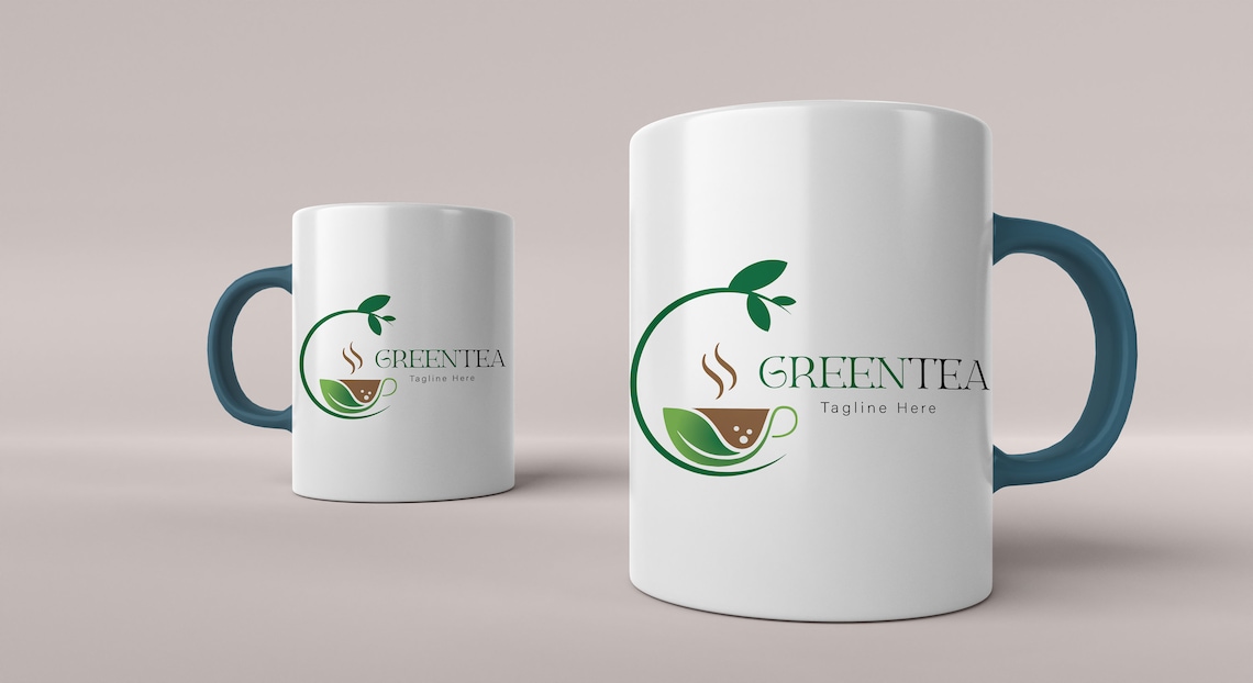 Tea Logo Design / Tea Shop Logo / Diy Tea Cup Logo / Instant - Etsy