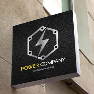 Custom Electrical Company Logo - Perfect for Technicians & Contractors ...
