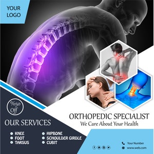 Physiotherapist - Approved Instagram Post & Social Media Template ...