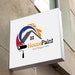 Custom Painting Company Logo / Colorful Painter Logo / Paint Brush Logo ...