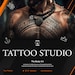 Tattoo Flyer Design / Tattoo Studio İnstagram Post / Tattoo Artist ...