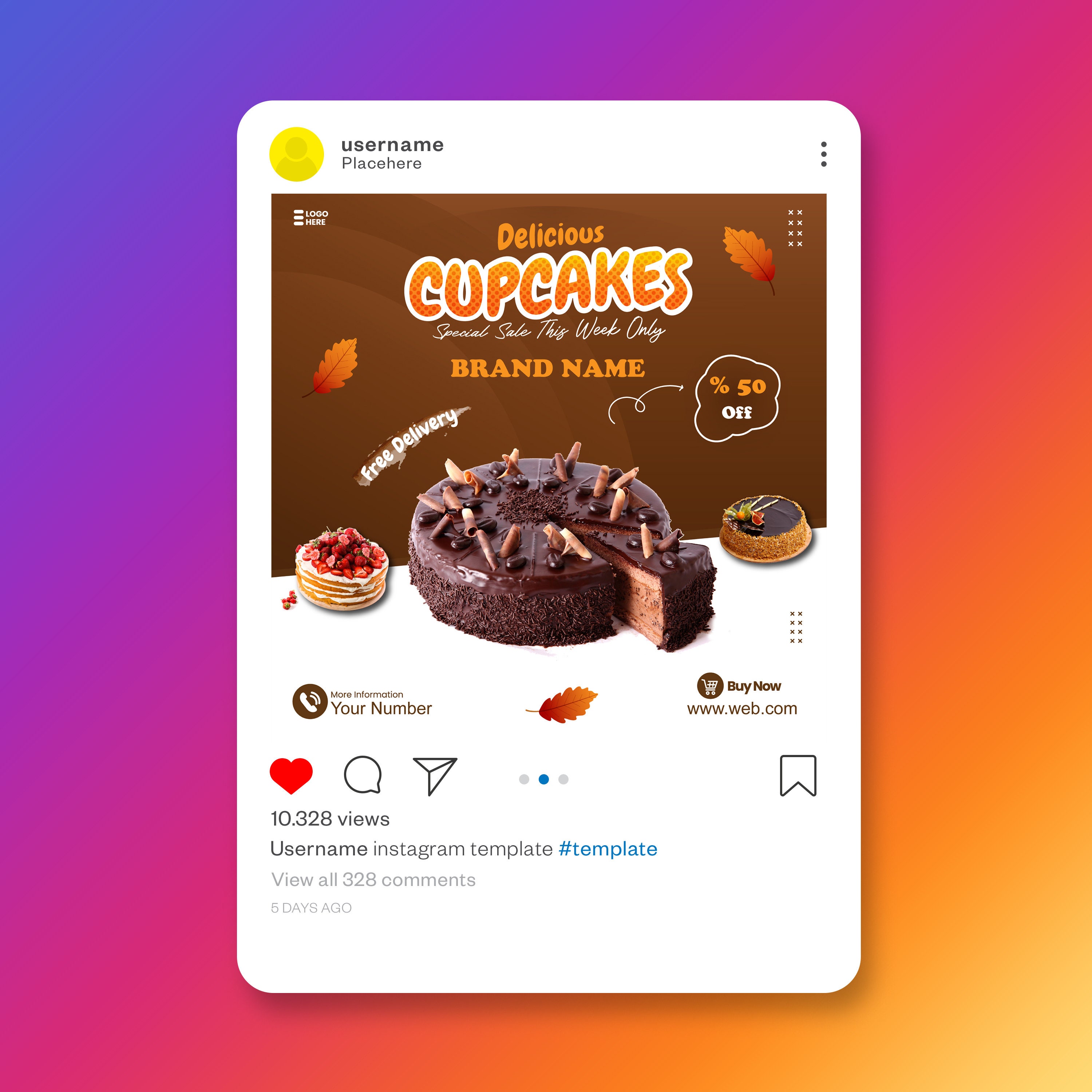 Custom Bakery Flyer Design / Stand Out With Stunning Marketing ...