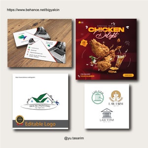 Custom Brand Identity Package: Logo, Business Card & Flyer Designs - Etsy