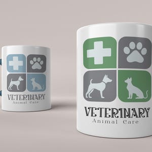 Unique Veterinary Logo Kit - Eye-catching Animal Care Branding / Vet ...