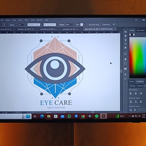 Unique Optician Logo Design: Eye Care Branding (AI, PDF, JPEG) - Etsy
