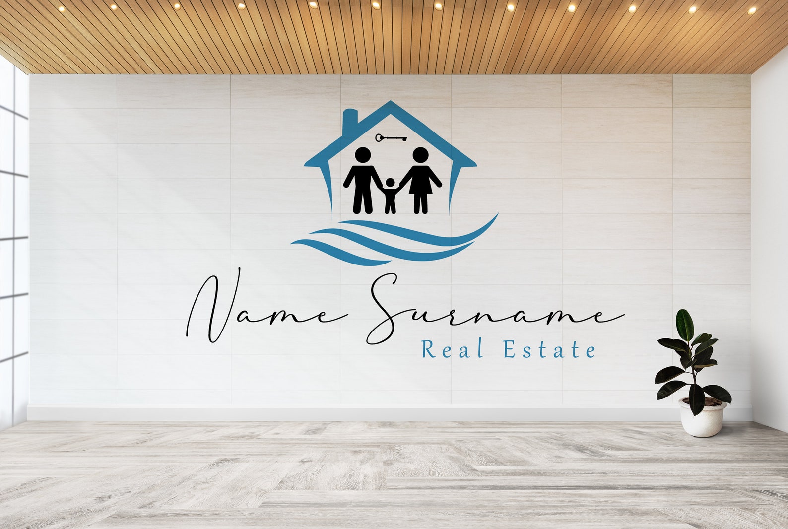 Luxury Real Estate Logo / Chic Realtor Logo Design / House Logo ...