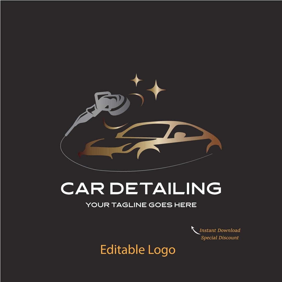 Car Service Logo / Luxury Auto Care Design / Stylish Car Detailing Logo ...