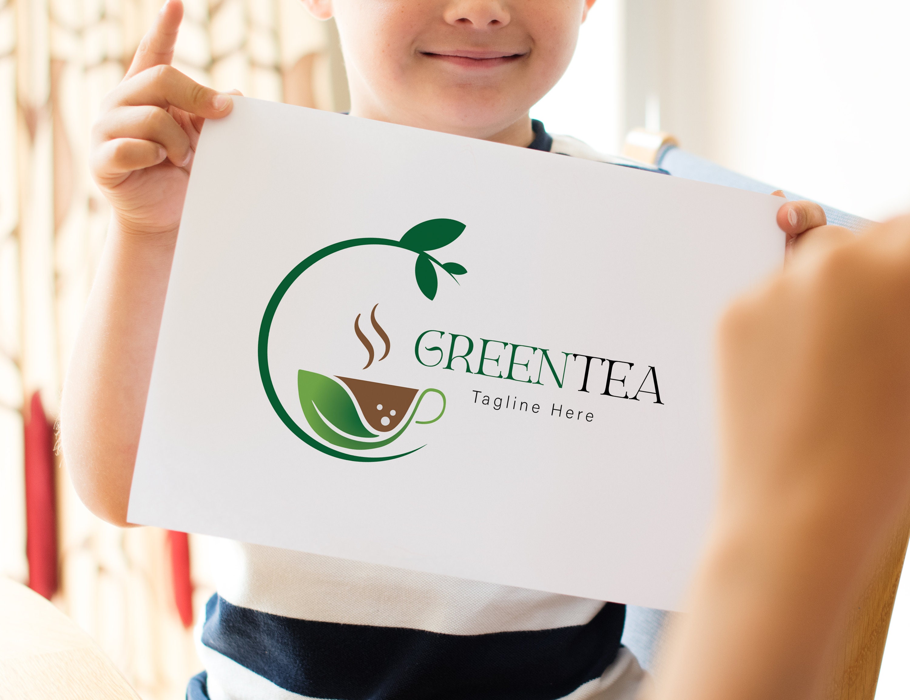 Tea Logo Design / Tea Shop Logo / Diy Tea Cup Logo / Instant Download ...