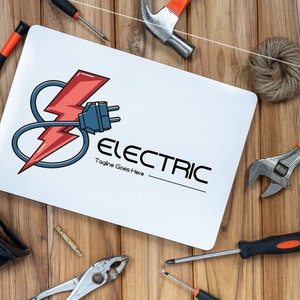 Electrical Business Logo Kit - Unique Design for Handyworkers / Modern ...